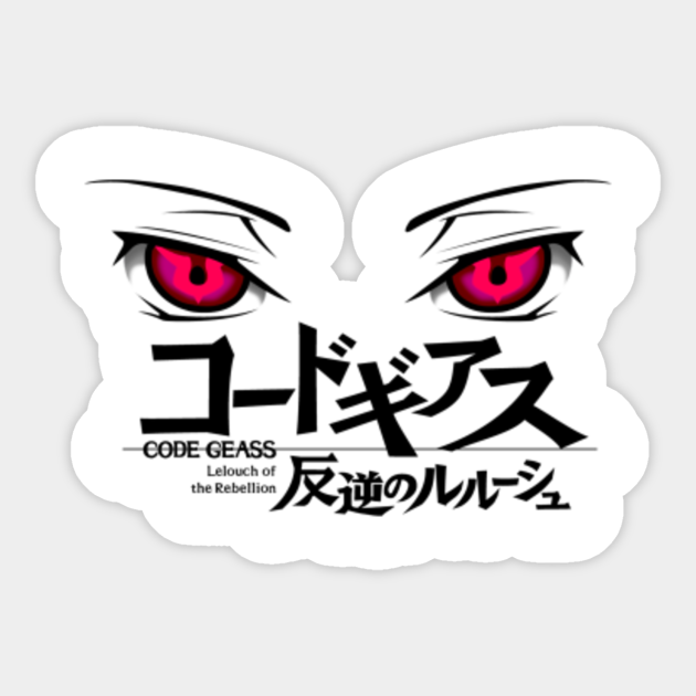 Code Geass Eyes Code Geass Sticker Teepublic
